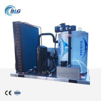 China BLG High-capacity Energy-efficient Stainless Steel Air-cooled 3 Ton Automatic Industrial Flake Ice Machine for Concrete Cooling for sale