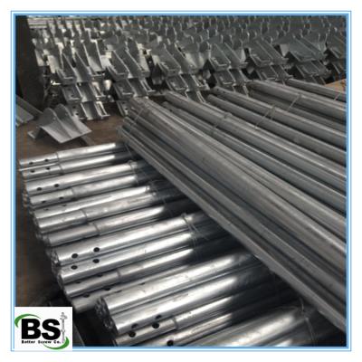China Round Shaft Helical Ground Anchor Pile for Aluminum Solar Mounting Sys for sale
