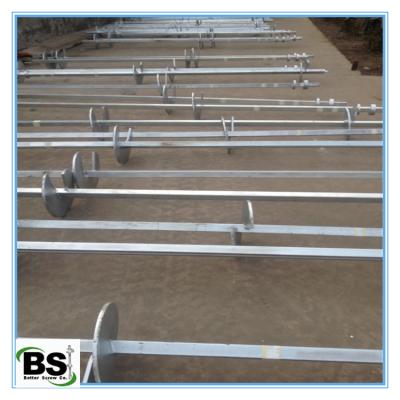 China ISO Qualified Galvanized Earth Helical Screw Pile for sale