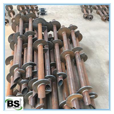 China At the highest level safety round shaft helical screw piles for sale