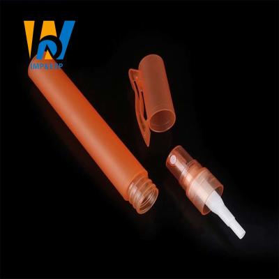 China De Lossing van het de Handdesinfecterende middel 0.14CC van alcoholpen spray bottle 10ml voor het Afweermiddel van de Zeepmug Te koop