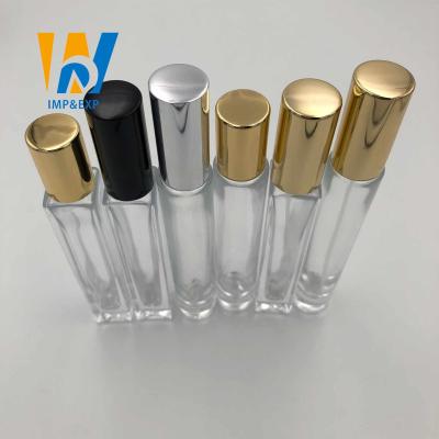 中国 1ml 15ml 10mlのゆとりの金の帽子の小型詰め替え式のRollerballの香水が付いているガラス ローラー球のびん 販売のため