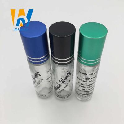 中国 小さいガラス香水のローラーは0.27oz 8MLガラスのRollerballの香水瓶のホールダーをびん詰めにする 販売のため