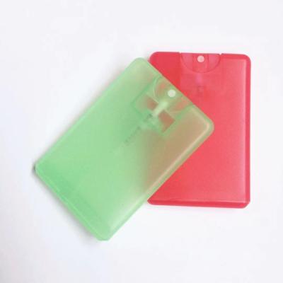 Китай refillable точный атомизатор насоса духов кредитной карточки бутылки брызг тумана 20ml продается