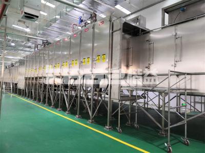 China Máquina de secagem por transporte de gás Secadora de camadas múltiplas Secadora de correia de malha de transporte para milho de grãos à venda