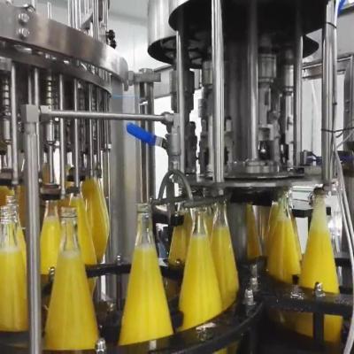 China CE de acero inoxidable de relleno del equipo de producción del jugo de la embotelladora del jugo de la máquina de embotellado del animal doméstico de 18000BPH 0.5l en venta