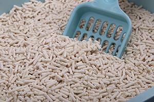 China Natural Quickly Clumping and Highly Absorbent Tofu Cat Litter Manufacturer for sale