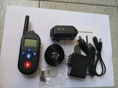 China Professional Supplier Pet Accessories Rechargeable Dog Training Bark Shock Control Collar for sale