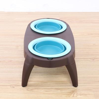 China Portable Best Christmas Double Pet Dog Cat Food Bowls Manufacturer for sale