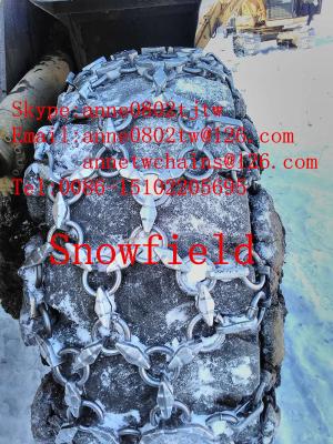 China tire snow chains for 1000-2- wheel loader for sale