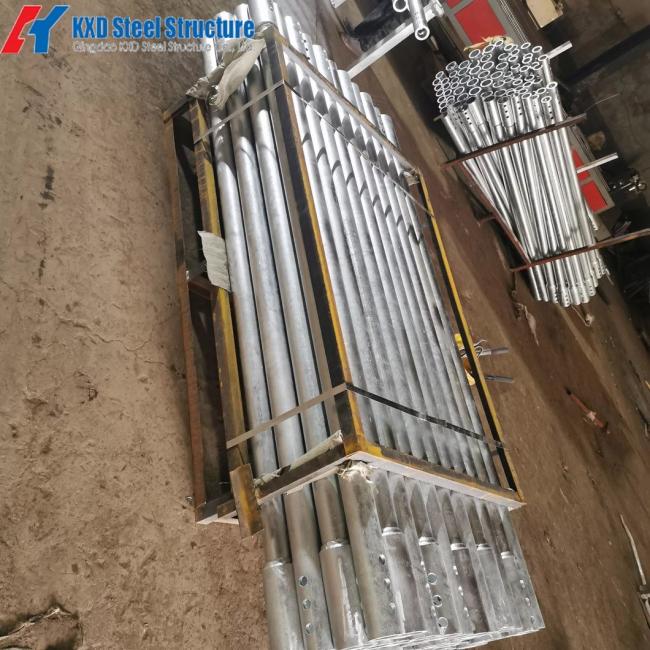 Hot Deep Prefab Galvanized Steel Ground Screw Helical Bolt Piles for Solar system