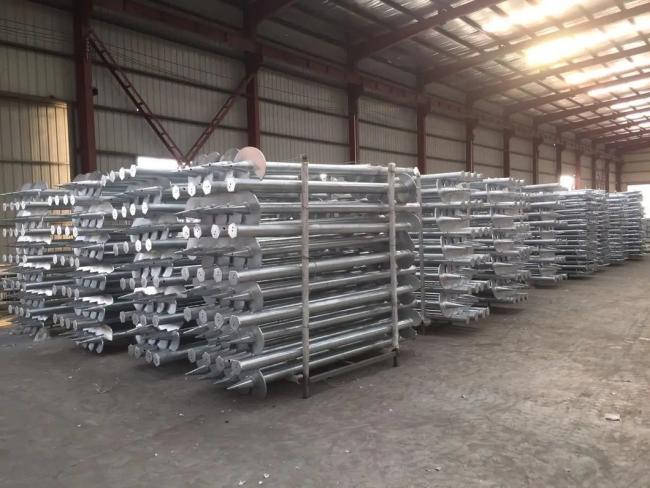 U Shape Galvanized Steel Ground Screw Pile