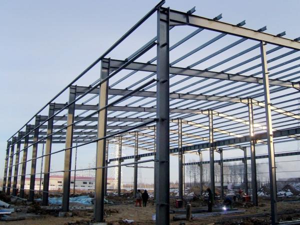 Quality Alkyd Painting Metal Construction Building Custom Prefabricated Steel Workshops for sale