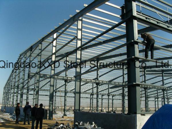 Quality Prefabricated Metal Warehouse Building Heavy Load Steel Shed Construction for sale