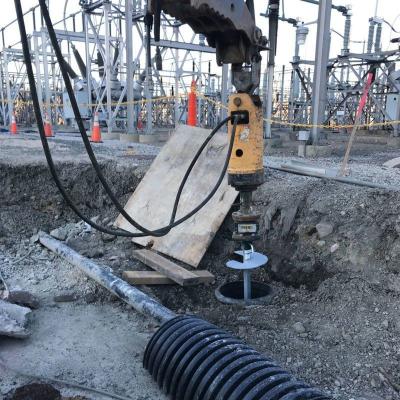 China Portable Solar Energy System Foundation Customization with Helix Anchors Screw Pile for sale