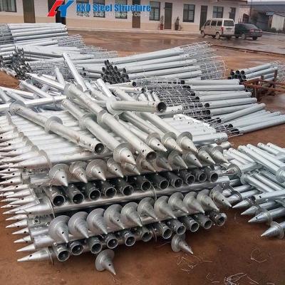China Commercial Construction Helical Ground Anchors Foundation Ground Screw Piles for sale