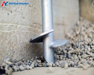 China Steel Helical Ground Anchors Hot DIP Galvanizing With An Average Of 80 Mic for sale