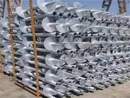 China Industrial Helical Anchors Foundation Steel Helix Screw Pile Customized for sale