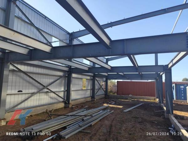 Uruguay High Performance Steel Structure Workshop Building Q355