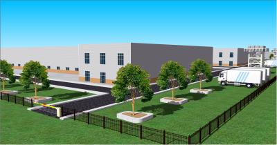 중국 자동차 서비스 가게를위한 뜨거운 DIP 가루 산업 철강 건물 판매용