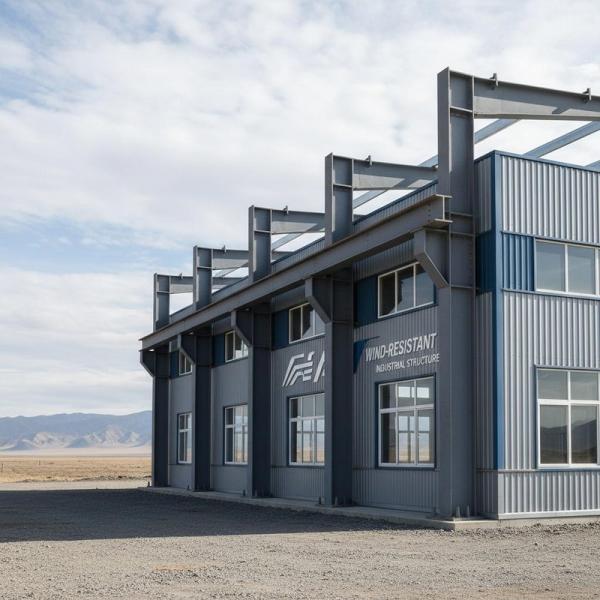 Quality Bolt Connection Metal Industrial Building Designed to Withstand Wind Load Durable and Structure for Industrial Applications for sale