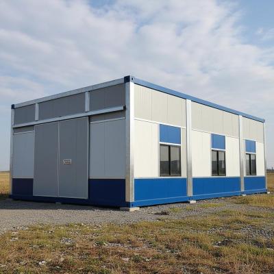 China Portable Room Steel Structure Warehouse Featuring Color Steel Panels or Sandwich Panels and Painting or Hot DIP Galvanized Steel Finish for Outdoor for sale
