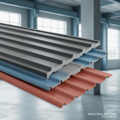 China Steel Color Sheet Wall Panel Industrial Steel Construction Utilizing Roof Panel Sandwich Panel for and Durable Buildings for sale