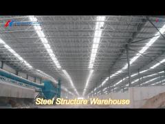 Armazém pré-fabricado de estrutura de aço galvanizado
