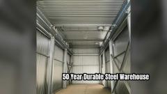 Durable 50 Year Industrial Steel Structure Warehouse