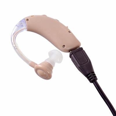 China Unique RECHARGABLE BTE Aid High Quality Digital Ear Hearing Amplifier FDA Approve Rechargeable battery working 100 hours for sale
