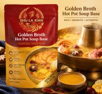 Quality SHU LA XIAN Golden Broth Hot Pot Soup Base - Authentic Chinese Flavor with Rich for sale