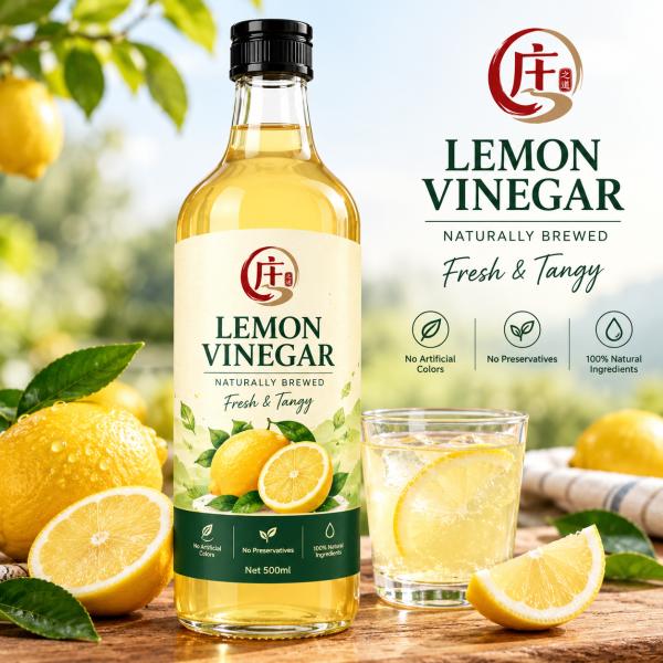 Quality Premium Lemon Seasoning Vinegar with Refreshing Lemon Flavor - Versatile Kitchen Companion & Premium Food Seasoning for sale