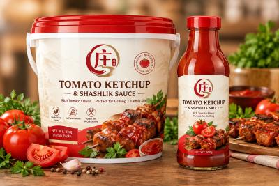 China Rich Tomato Flavor Shashlik Sauce Perfect for Grilling and BBQ Family Size Tomato Ketchup for sale