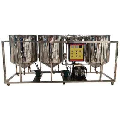 China Small scale refining edible sesame oil machine used for oil press machinery for sale