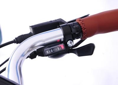 Cina lega di alluminio della bici della città di Ebike del motore della parte posteriore di 36V 250W con il freno a disco di Tektro in vendita