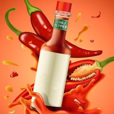 China Hot New Products 50Ml 330Ml Custom Logo Label Chili Sauce Pet Plastic Hot Sauce Bottle With Plastic Lid for sale