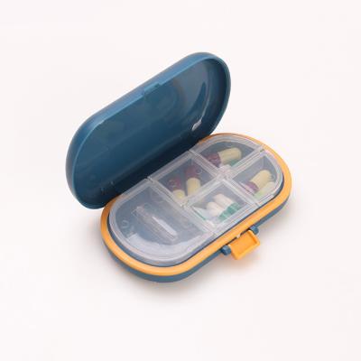China PP Reversible Caps Plastic Medicine Prescription Vials Containers Eyelash Packaging Pill Bottle with Child Proof Cap for sale