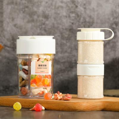 China Cheap Hot Sale Empty Plastic Pet Pepper Spice Shaker Bottle 500Ml Spice Seasoning Bottle Jar With Flapper Cap for sale