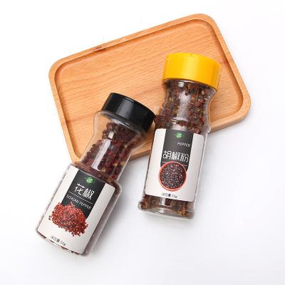 China New 2021 Eco-Friendly Customized PET Plastic Bpa Free Spice Jar Salt And Pepper Bottle With Flip Top for sale