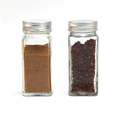 China Factory Selling Directly spices powder bottles with stainless steel lid spice container, spice shaker bottle for sale