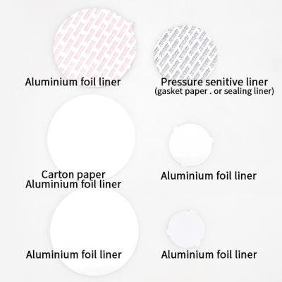 China Wholesale Corrosion Resistant Gasket Aluminum  foil gasket Sealing Paper Spray Cap Sealing Gasket Can Be Customized for sale