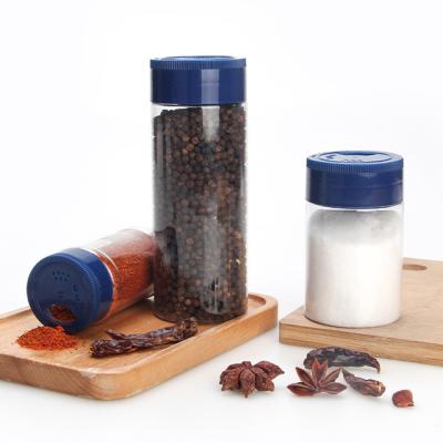 China Transparent Straight Pepper Sauce Bottles With Hole Cap 110ml 160ml 290ml PET Body And PP Cap for sale