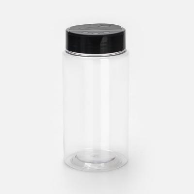 China Wholesale kitchen plastic spice jars and salt bottle pepper chili shaker garlic spice bottle with customized lid for sale
