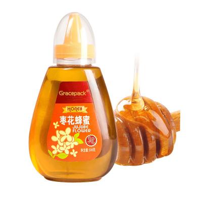 China China Suppliers Plastic Pet Honey Bottle Squeeze Squeeze Packaging Smooth Clear Honey Jar for sale