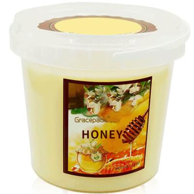 China Custom Good Sealing Honey Pail Household Round Plastic Honey  Ice Water Food Storage Bucket Containers With Lid for sale