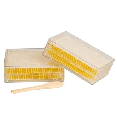 China Food Grade Transparent Comb Honey Box Honeycomb Box Comb Honey Cassette for sale