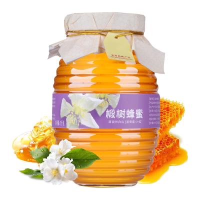 China Beehive Glass Oval Honey Jar Glass Honey Pot DispenserJam Jar Tinplate Screw Lid 180ml 380ml 730ml for sale