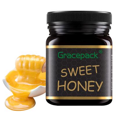 China Hot New Products 4Oz 6Oz 8Oz 16Oz Transparent Honey Food Grade Sealable Storage Containers Screw Top PET Plastic Jar With Lids for sale