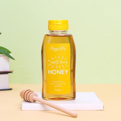 China Free sample custom personal standard pressure ketchup bottle plastic honey sauce bottle PET for sale