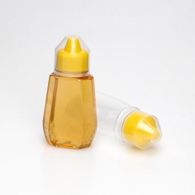 China Wholesale PET Plastic Empty Honey Bottle Plastic Honey Packaging Plastic Bottle 110ml for sale